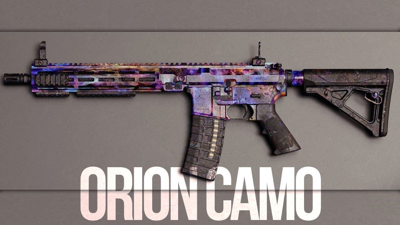 Call of Duty MW2 Unlocking Polyatomic/ Orion camo - YouTube