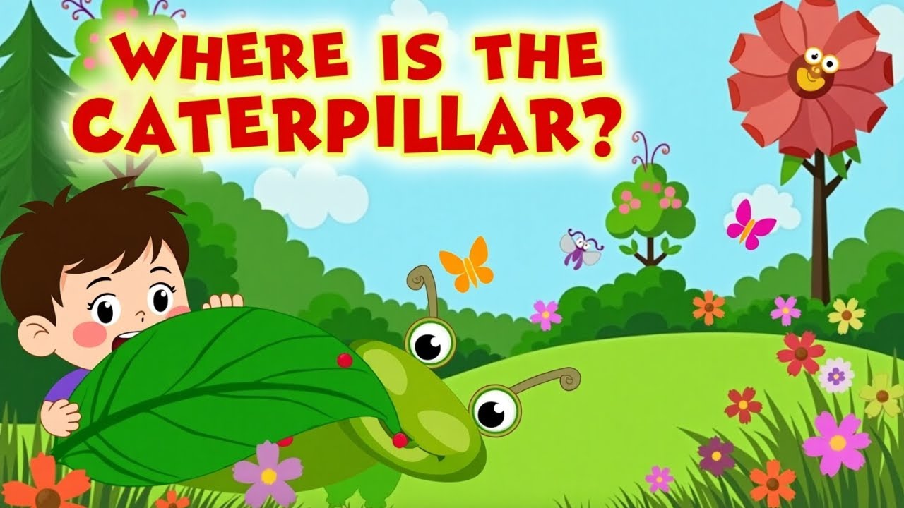 Where Is the Caterpillar? 🐛 | Educational Song & Nursery Rhyme for ...