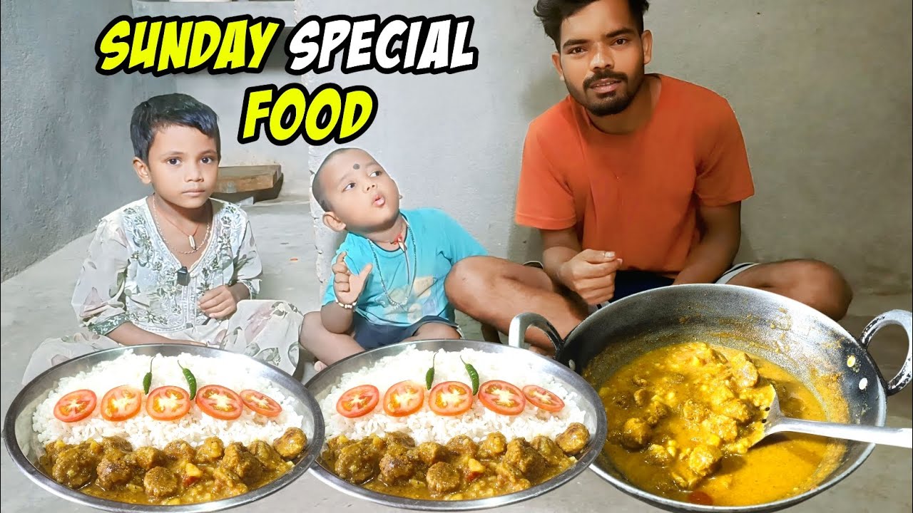 Sunday Special food cooking eating with rice | jh eating show - YouTube