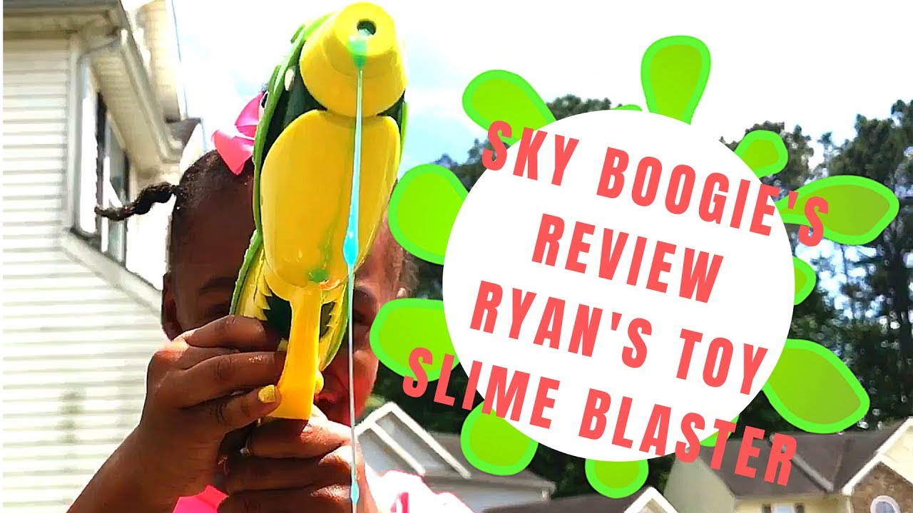 Sky Boogie Buys Another Ryan's Toy Review (The Slime Blaster Gun) - YouTube
