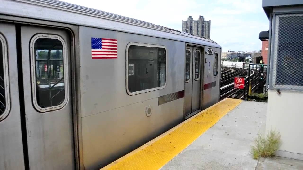 MTA NYC Subway Bombardier R142 #7175 on the (4) Woodlawn bound ...
