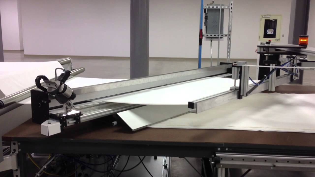 Accu-Spread Angle Cutter & Air Floatation Table - YouTube