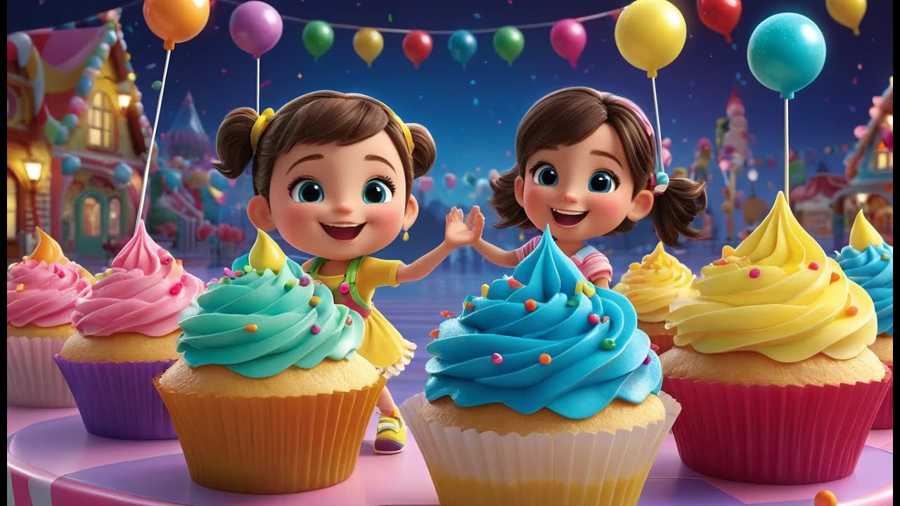 The Cupcake Parade Goes Marching On Rhyme Song | Popular Nursery Rhyme ...