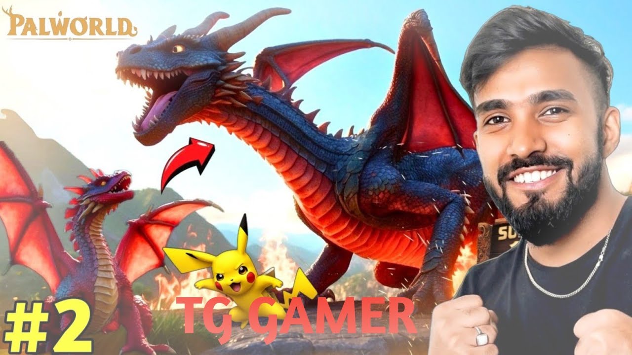 I CAUGHT CHARIZARD POKEMON | PALWORLD GAMEPLAY | TECHNO GAMERZ PALWORLD ...