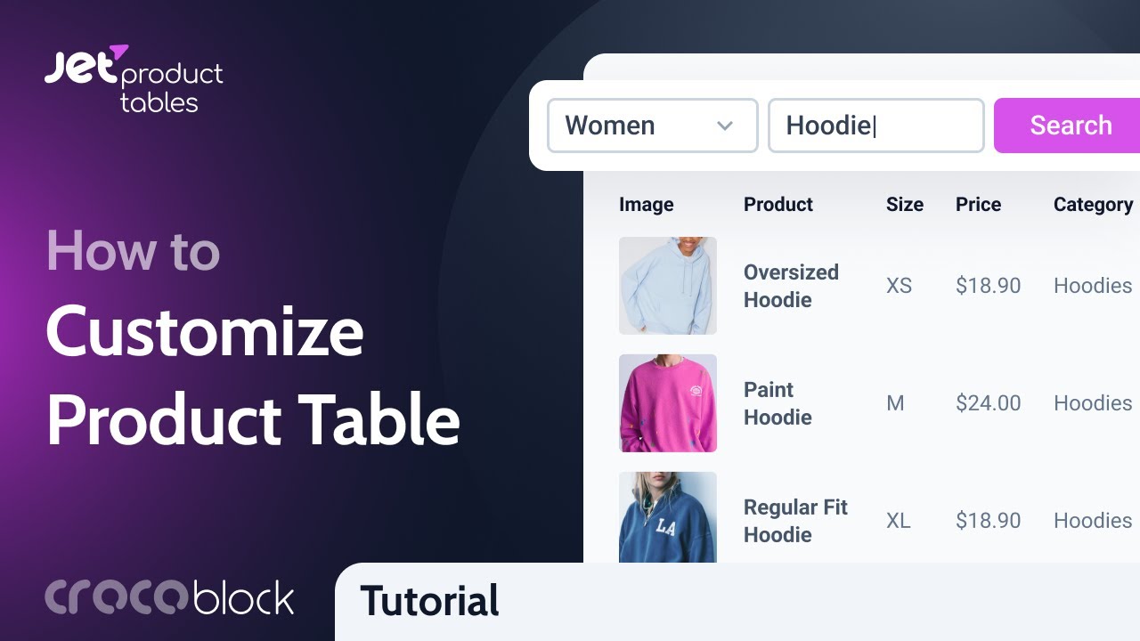 How to Сreate and Set Up a WordPress Product Table | JetProductTables ...