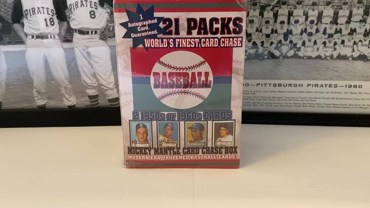 Rare World's Finest Card Chase Baseball Card Repack Box Break! Curse ...