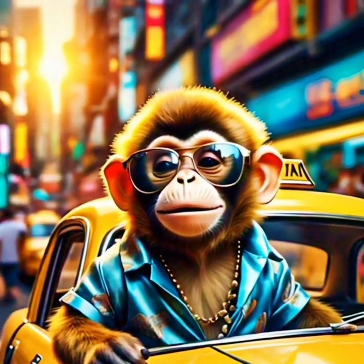 Max the Monkey: NYC’s Coolest Taxi Driver!" 🚖🐵 - YouTube