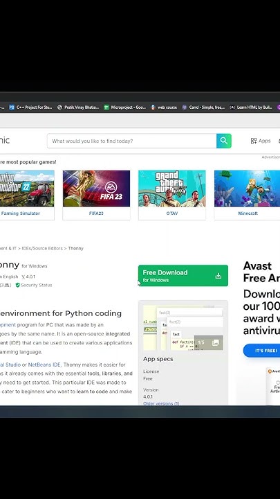 Best Python Compiler For Beginner Learner. (THONNY) - YouTube