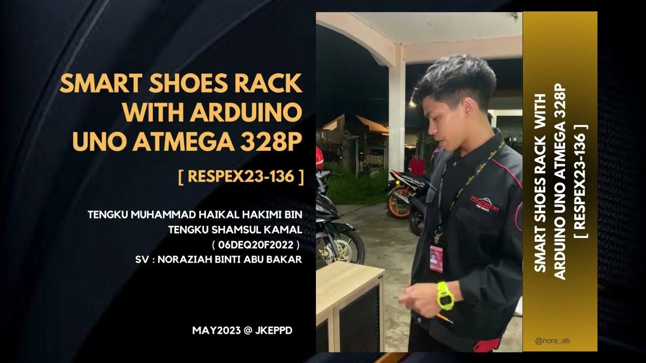 ResPex23_136_ SMART SHOES RACK WITH ARDUINO UNO ATMEGA328P - YouTube