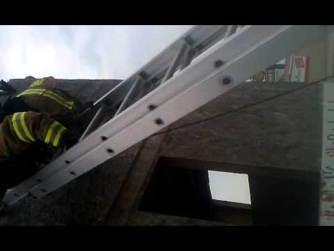 Firefighter Survival - Ladder Bail-out training - YouTube