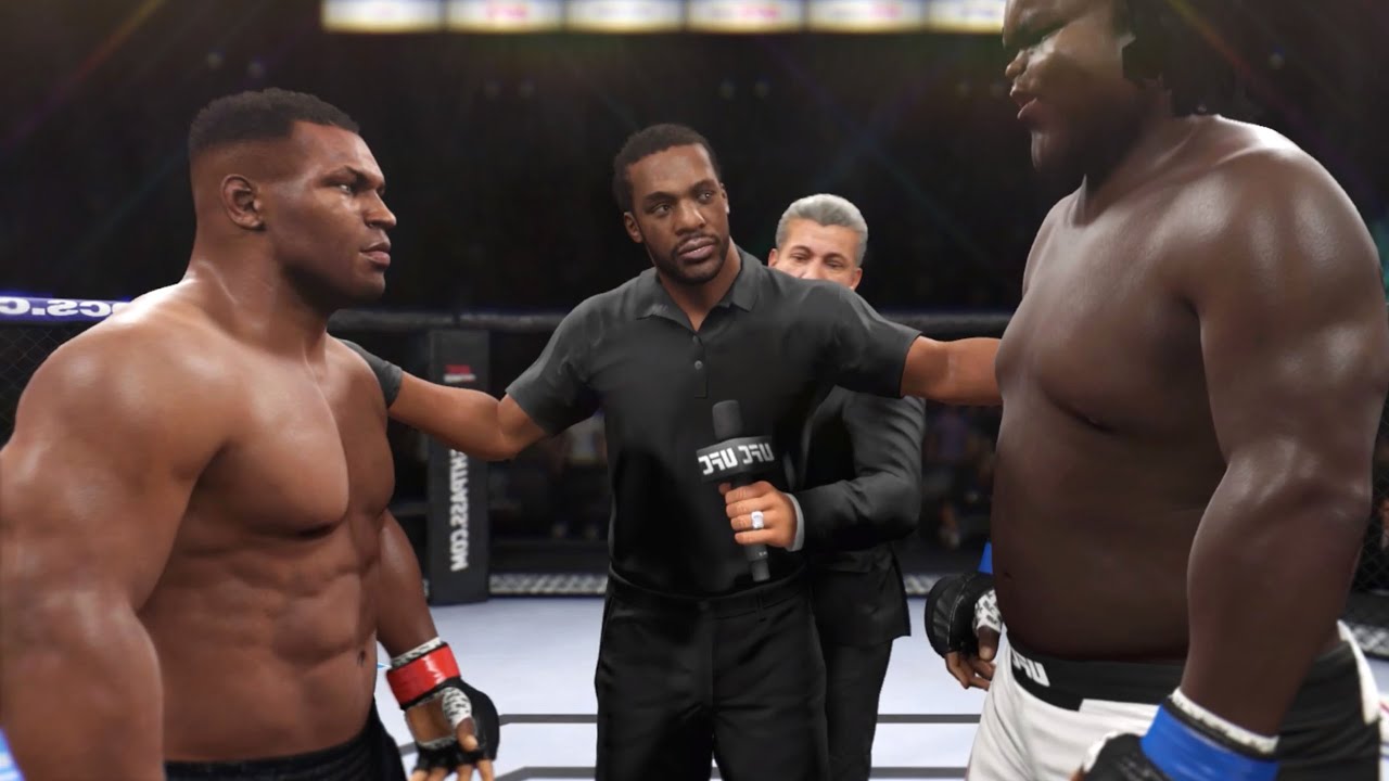 Mike Tyson vs. Black Sumo - EA Sports UFC 2 - Epic Fight - YouTube
