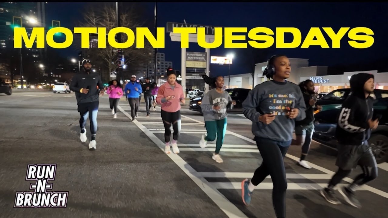RUN N BRUNCH | MOTION TUESDAYS | ATLANTA RUN CLUB | LULULEMON | - YouTube