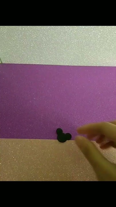 DIY cara mudah membuat stempel mickey mouse #mickeymouse #stamp #kreasi ...