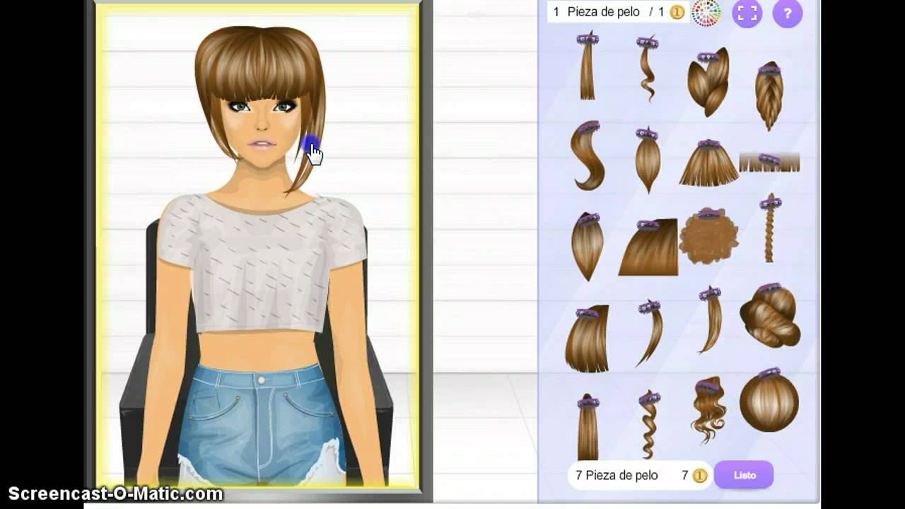 Stardoll stardesign hair wig only 15 sd !! - YouTube