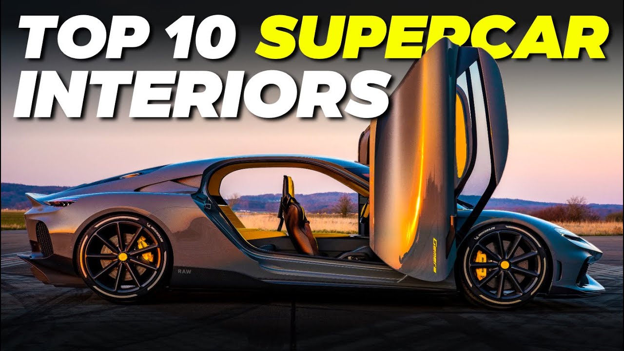 You Won't Believe These 10 Insane Supercar Interiors! - YouTube