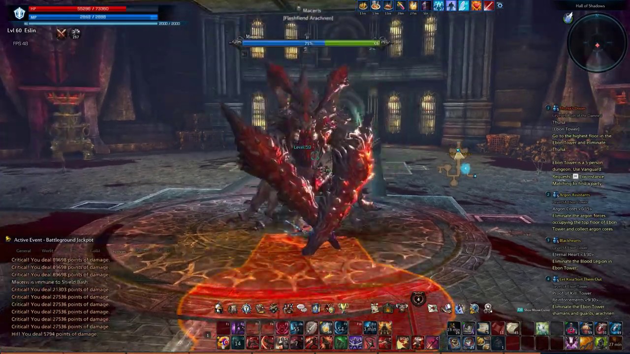 TERA Online - Quest 0914-0921 - Ebon Tower [Story & Zone Quests] - YouTube
