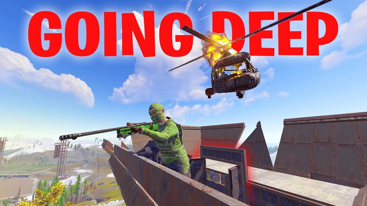 RUST solo going deep on a clan (BOX OF ROCKETS) Vanilla - YouTube