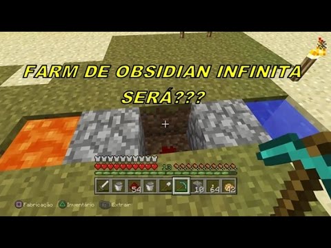 MINECRAFT Ep 0053 Farm de Obsidian INFINITA Será - YouTube