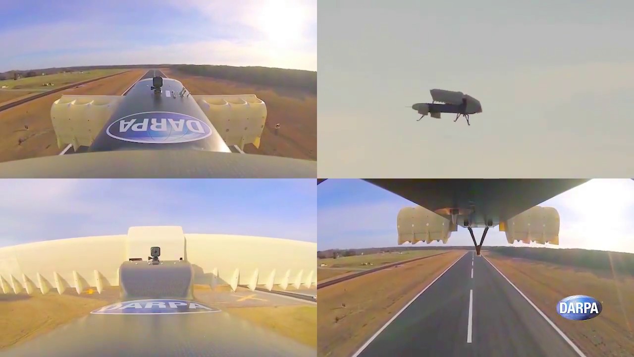 DARPA - Hybrid Electric VTOL X Plane Subscale Flight Testing [720p ...