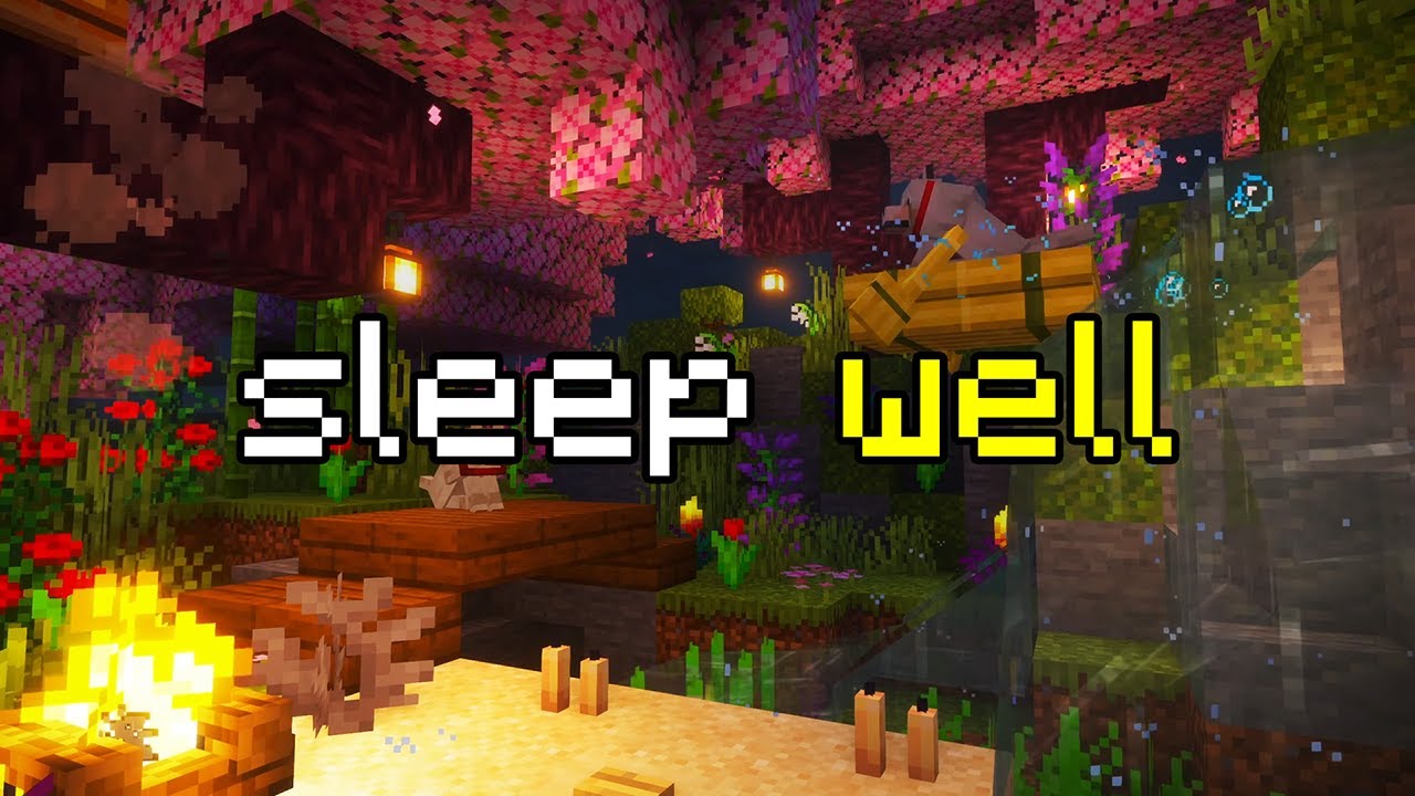 lay down, it's time to get some rest... (minecraft ambience) - YouTube