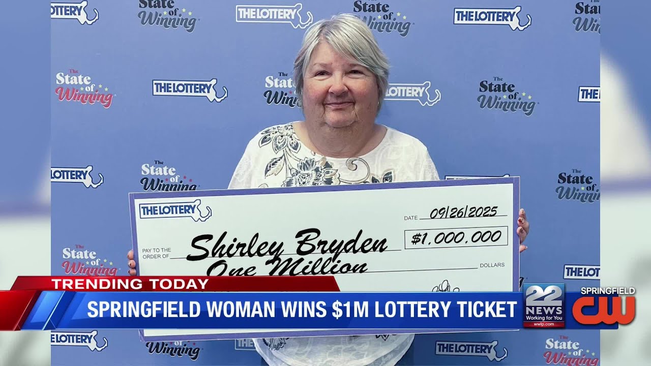 Springfield woman wins $1M on lottery ticket - YouTube