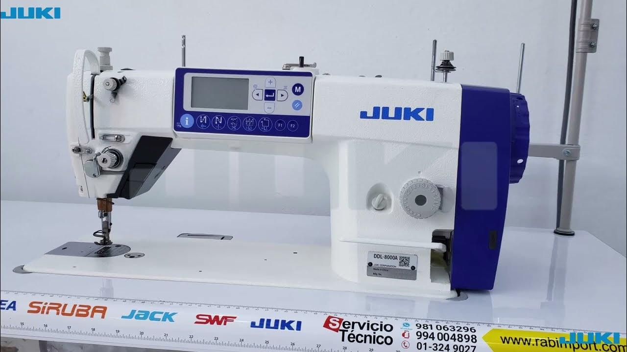JUKI DDL-8000AS - RECTA ELECTRÓNICA ESTÁNDAR - YouTube