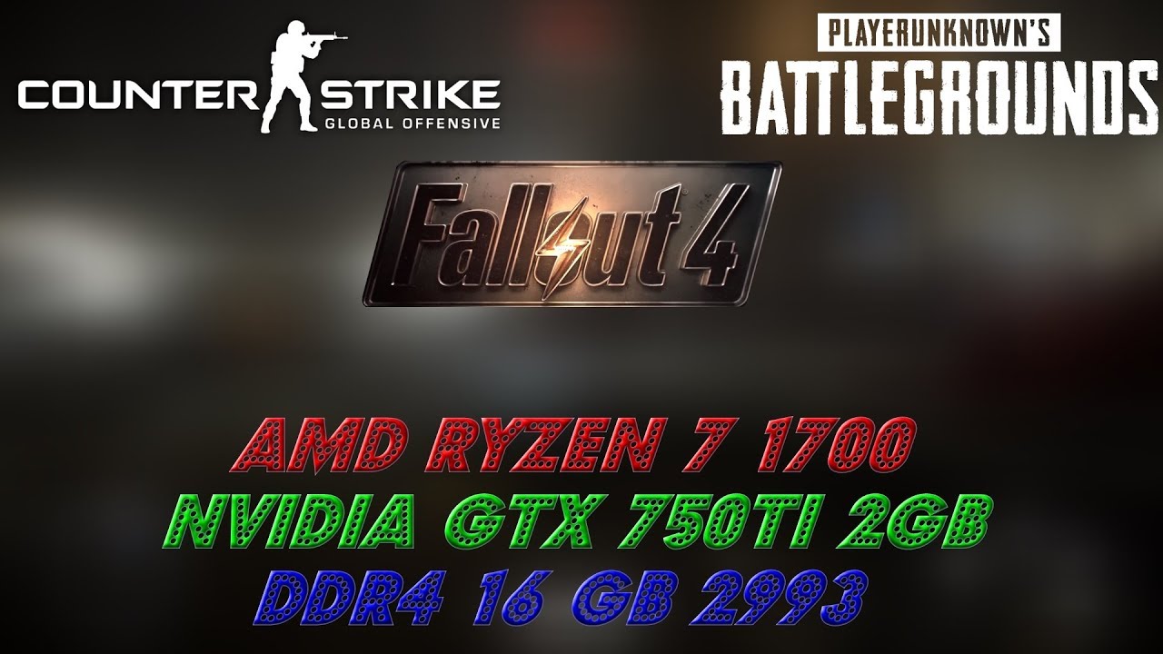 3Game #4 ( Ryzen 7 1700; NVidia GTX 750 TI; RAM 16 GB ) - YouTube