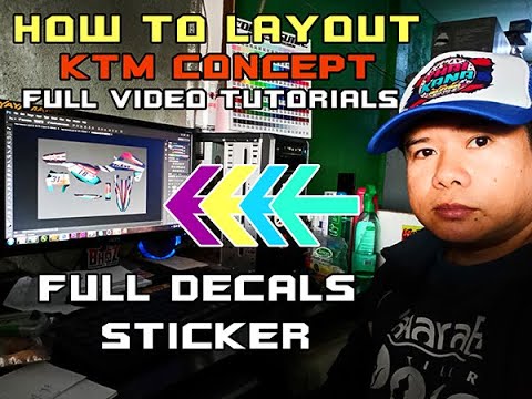 How to Layout Rusi 200cc Ktm Concept full decals (New Bataan Decals ...