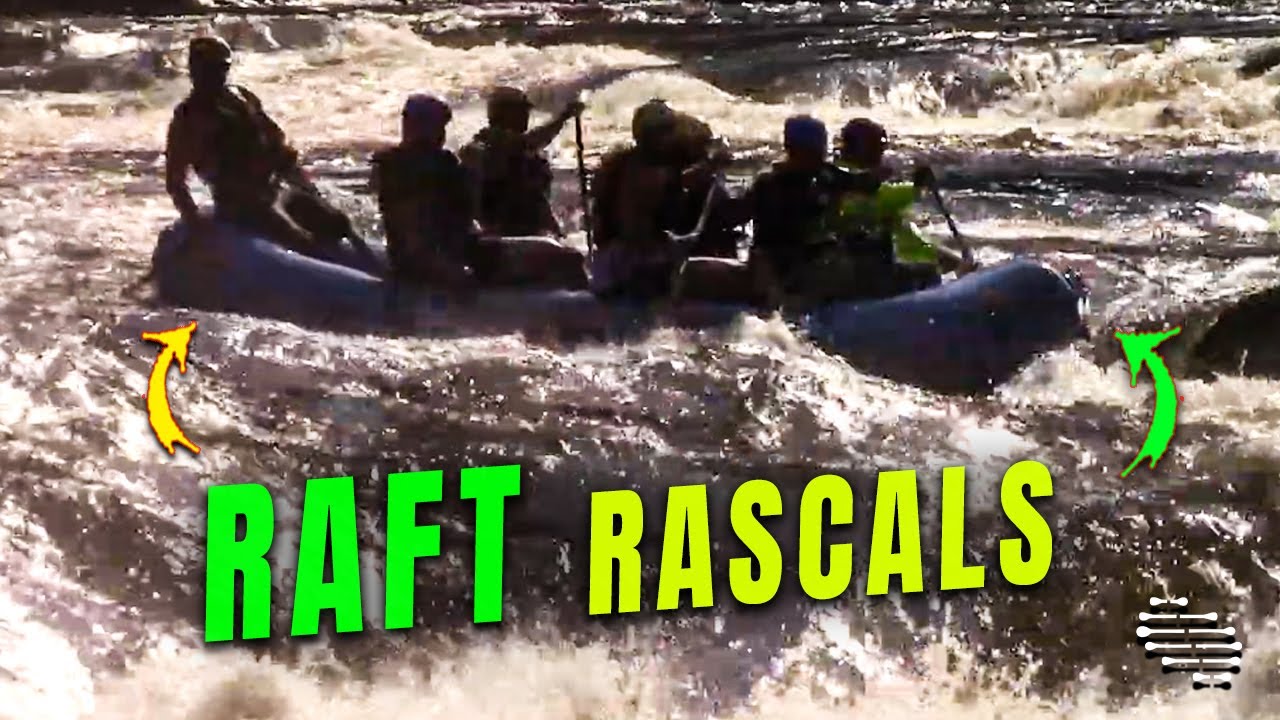 Rafters Flip off a Raft into Water - YouTube