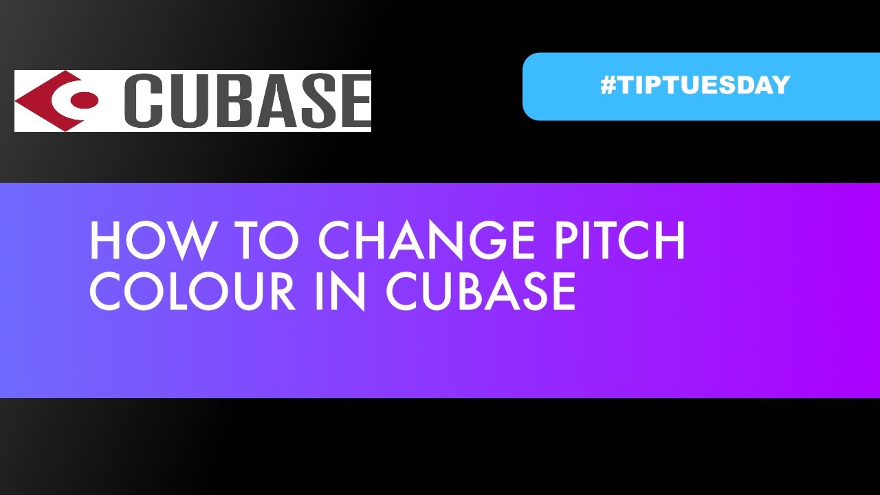 HOW TO CHANGE THE PITCH COLOURS IN THE KEY EDITOR FOR CUBASE (# ...