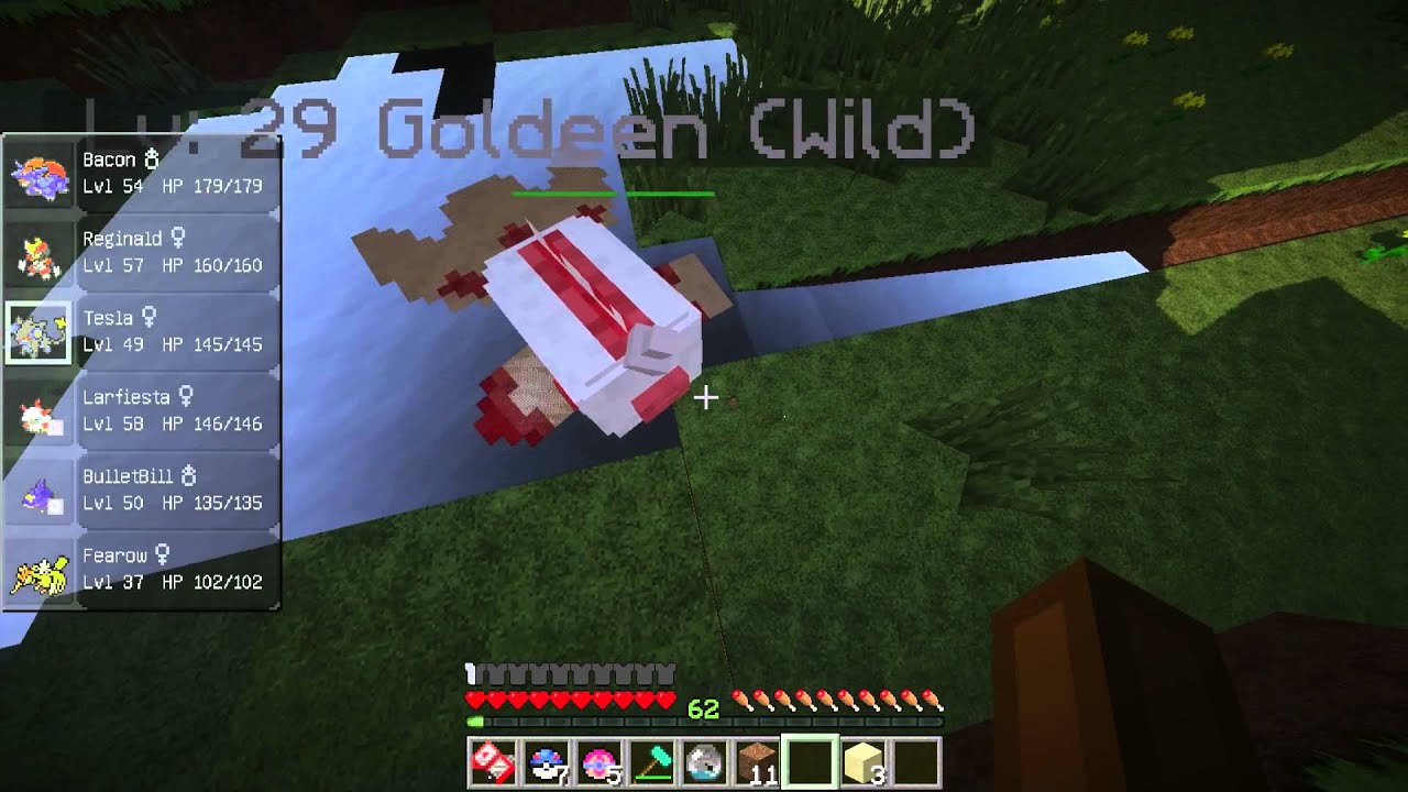 Minecraft Pixelmon - “HOW TO SAVE A GOLDEEN” - (Minecraft Pokemon Mod ...
