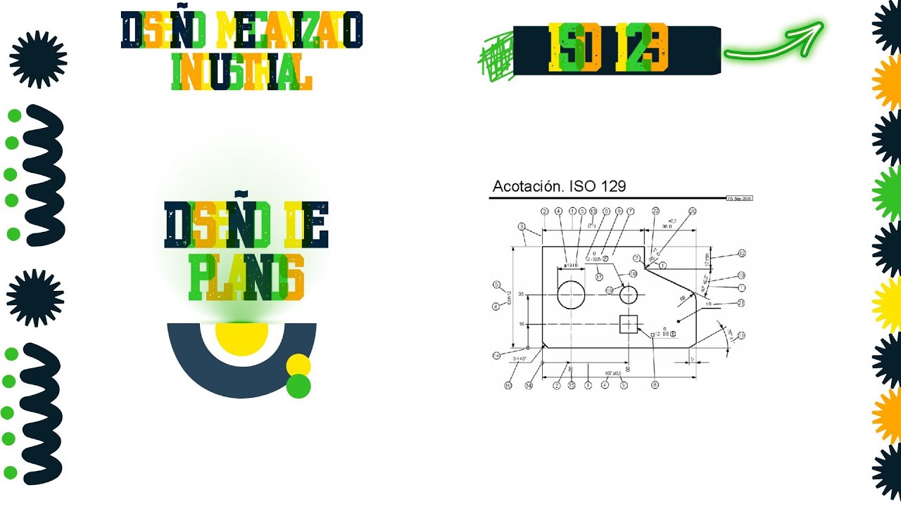 ISO 129 explicada fácil | Cómo acotar planos técnicos correctamente ...