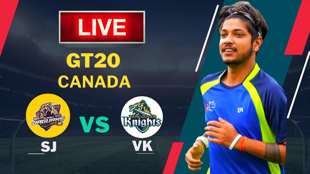 Toronto Nationals Vs Surrey Jaguars Live | Sandeep Lamichhane Match ...
