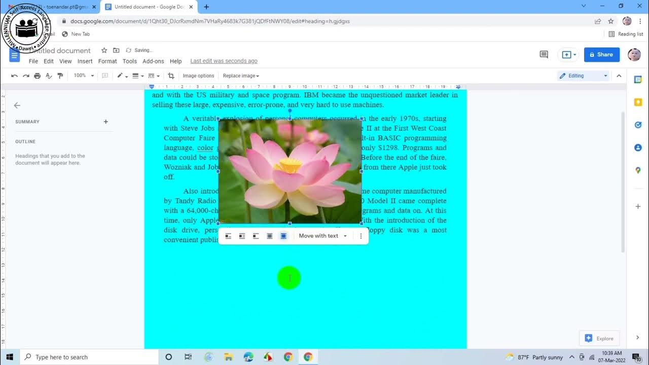 How to use Google Docs (Part 2) - YouTube