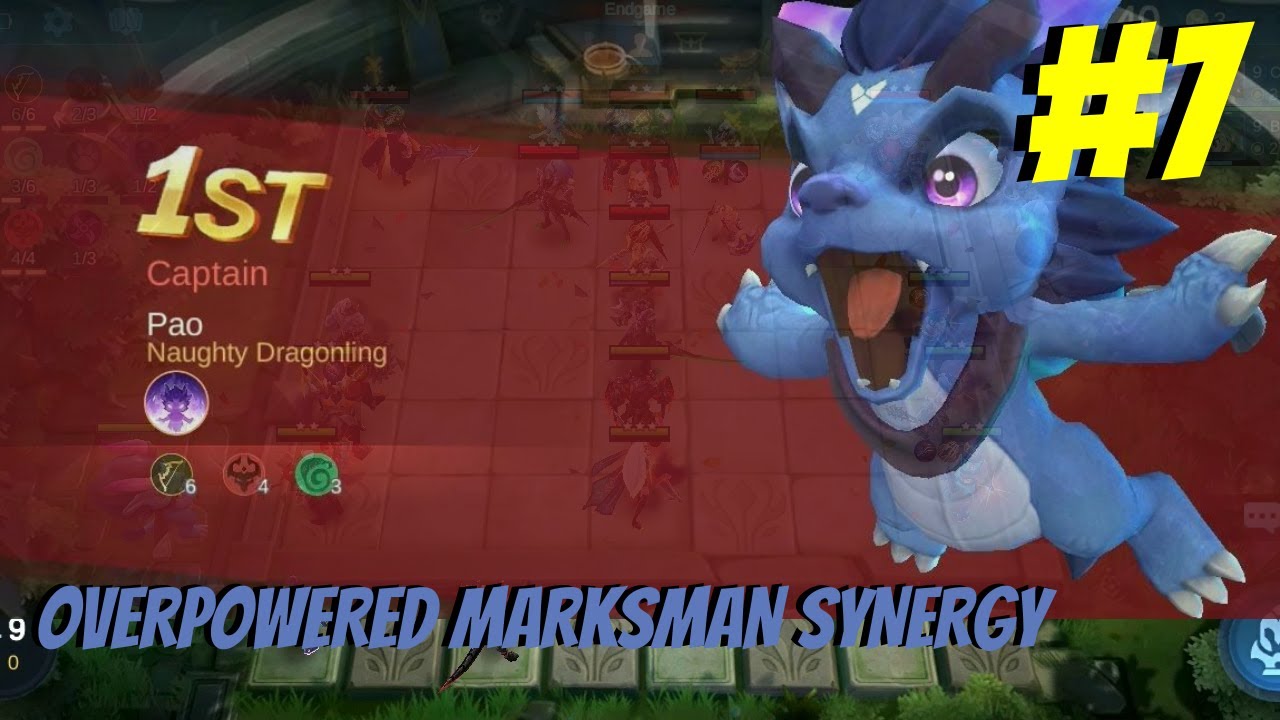 OVERPOWERED MARKSMAN SYNERGY?| MYTHICAL GLORY MAGIC CHESS GAMEPLAY ...