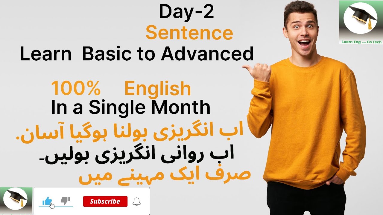 English class 2 Sentence | English language | learn English and cs tech ...