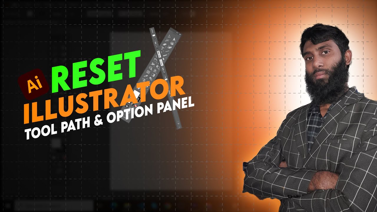 How to reset the Illustrator toolpath and option panel 1 - YouTube