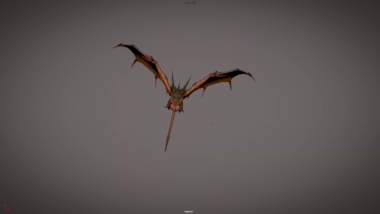 Dragon Flap Animation - YouTube