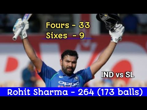 Rohit Sharma 264 Runs 173 Balls | Rohit Sharma| rohit sharma 264 runs ...