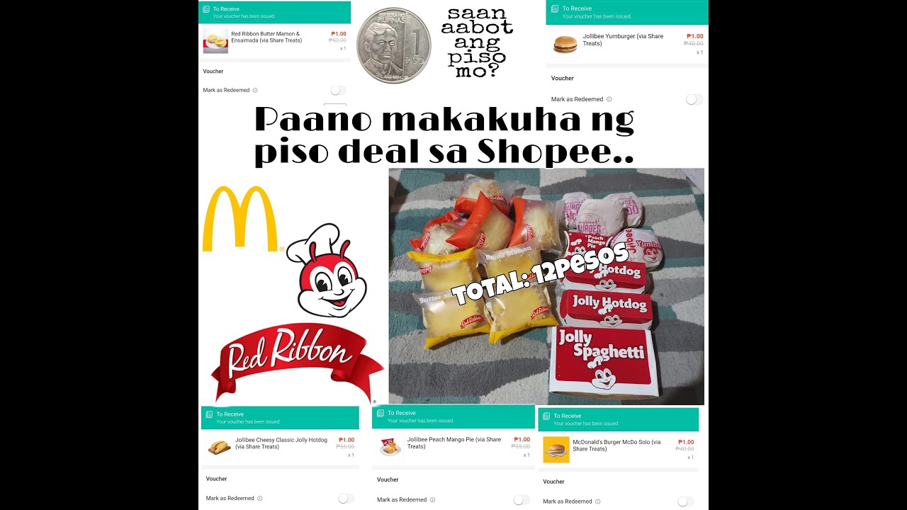 PISO DEAL (SHOPEE) PAANO NGA BA? - YouTube
