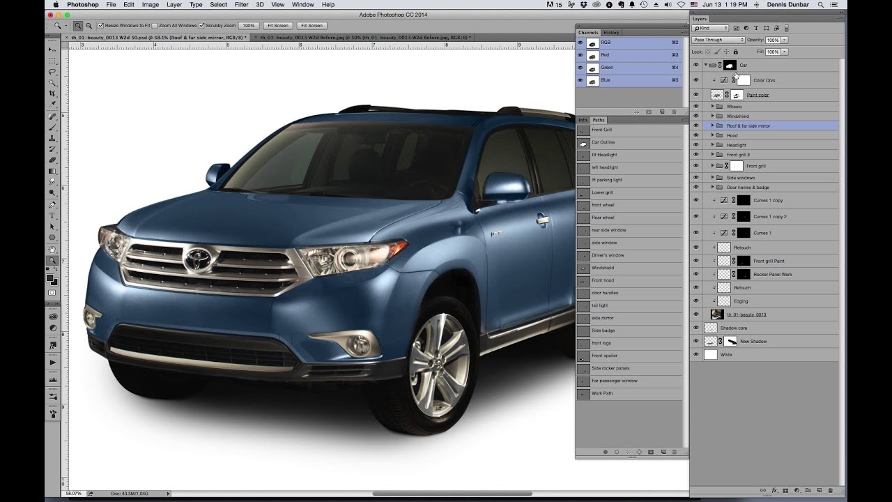 RetouchPRO LIVE - Retouching Cars - YouTube