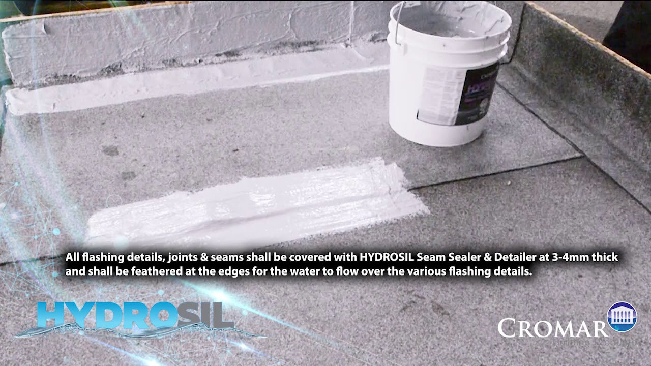 Hydrosil professional grade 100% silicone roof coating | Application ...