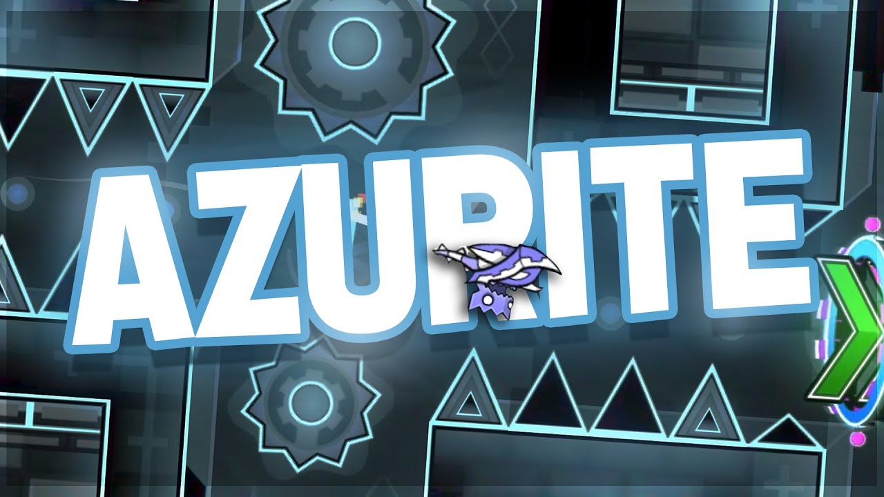 Azurite by Sillow | Extreme Demon 100% | Geometry Dash Malaysia - YouTube