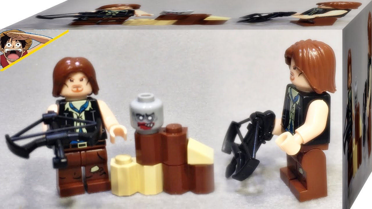 워킹데드 대릴 딕슨 멀의 동생 Elephant 거상 레고 짝퉁 미니피규어 리뷰 Lego knockoff The Walking ...