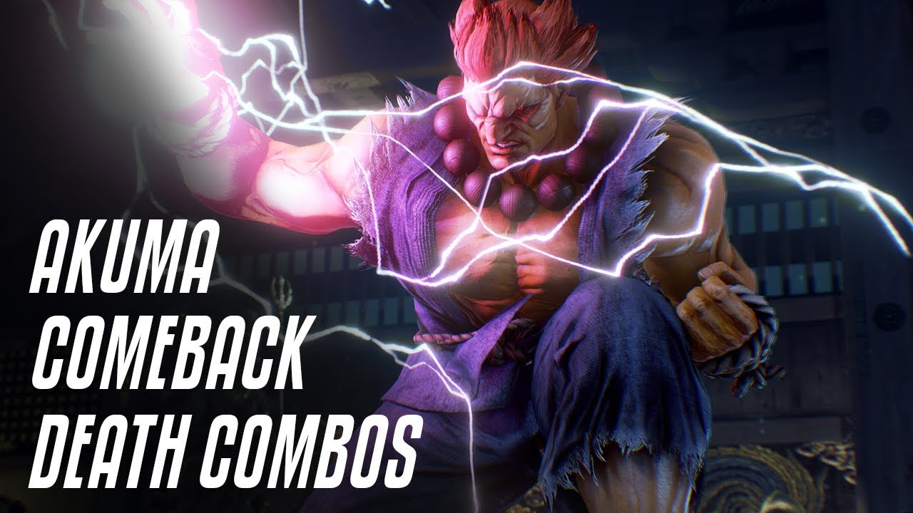 Tekken 7 Akuma Death Combo Compilation. - YouTube