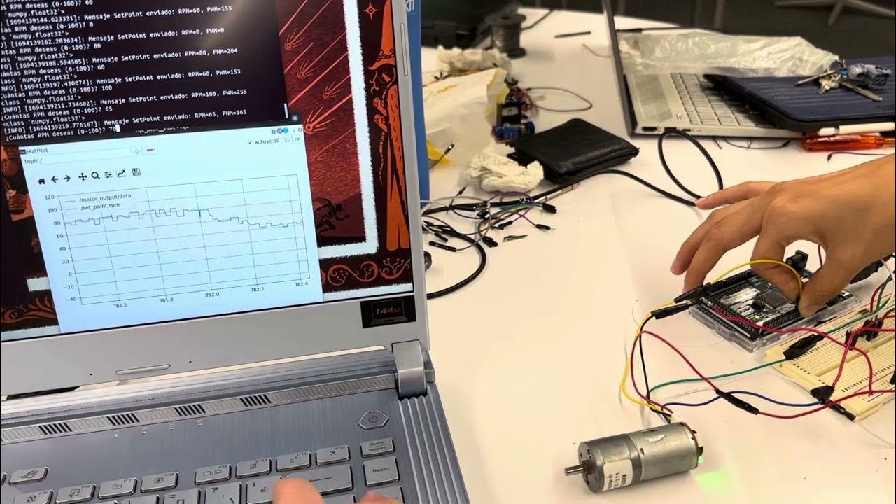 Encoder Motor PID control with ROS and Arduino - YouTube