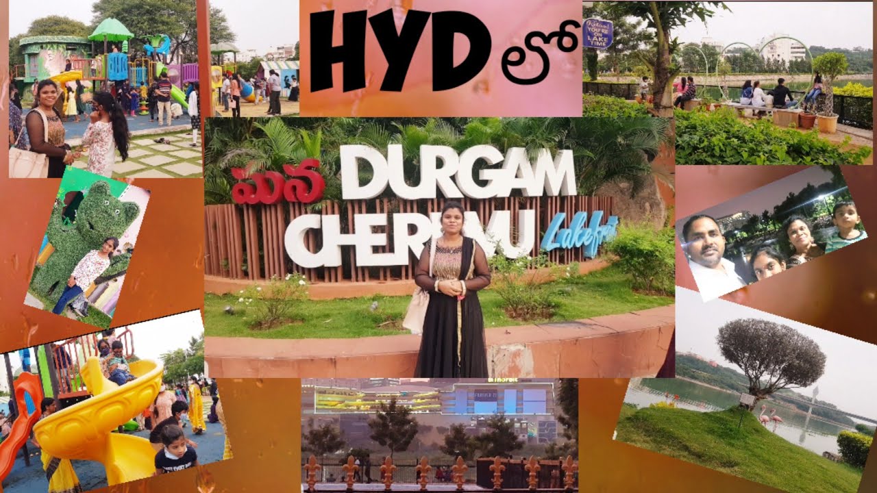 Hyderabad లో DURGAM CHERUVU Lake front ||Family తో Vlog|| Swathi Umesh ...