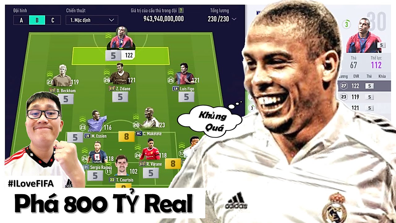 Hơn 800 Tỷ Bay Màu ILF Xây Dựng Team Color REAL MADRID Galacticos 1.0 ...