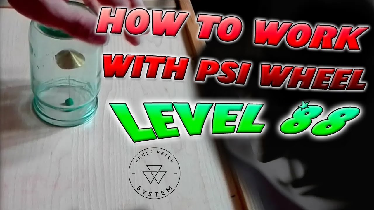 The technique of telekinesis - working with a psi wheel correctly ...