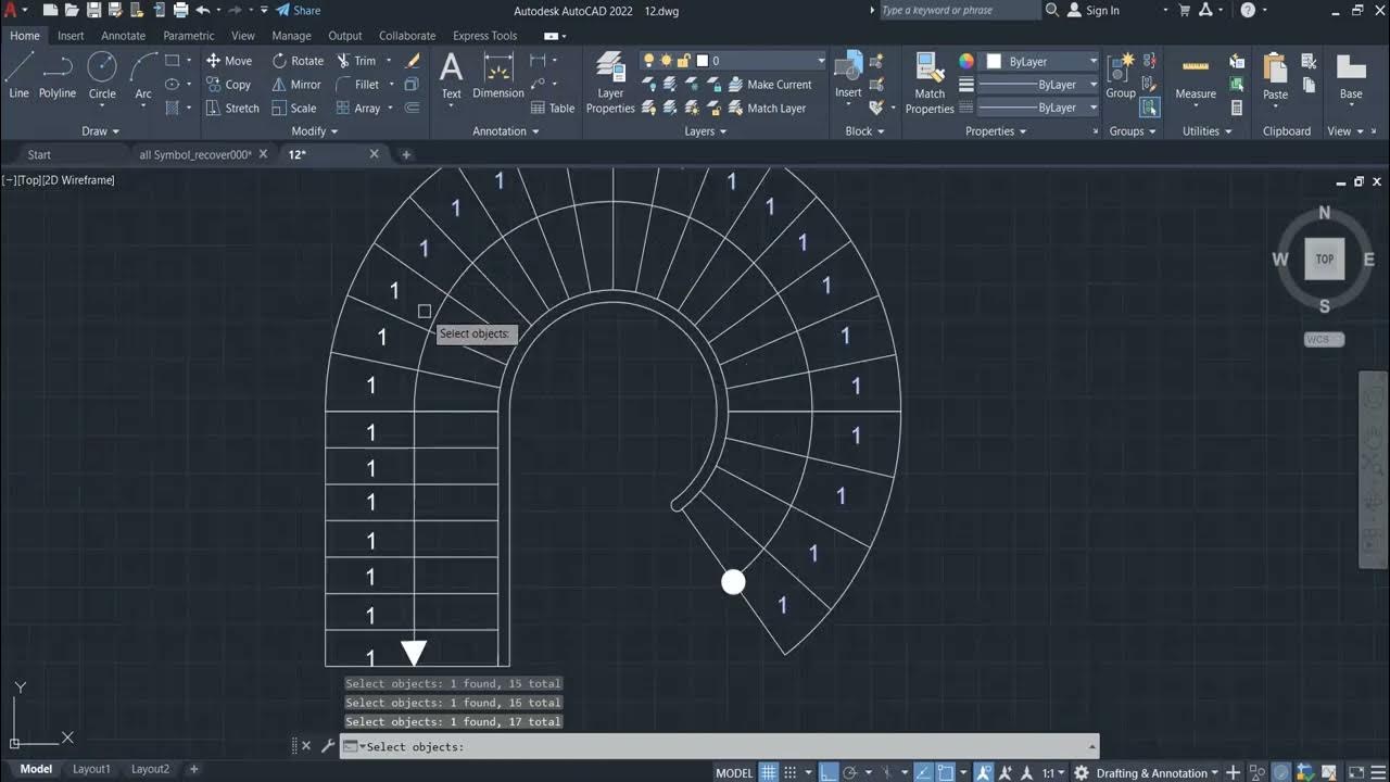 How to use Command Tcount in AutocadCommand Tcount is used to determin - YouTube